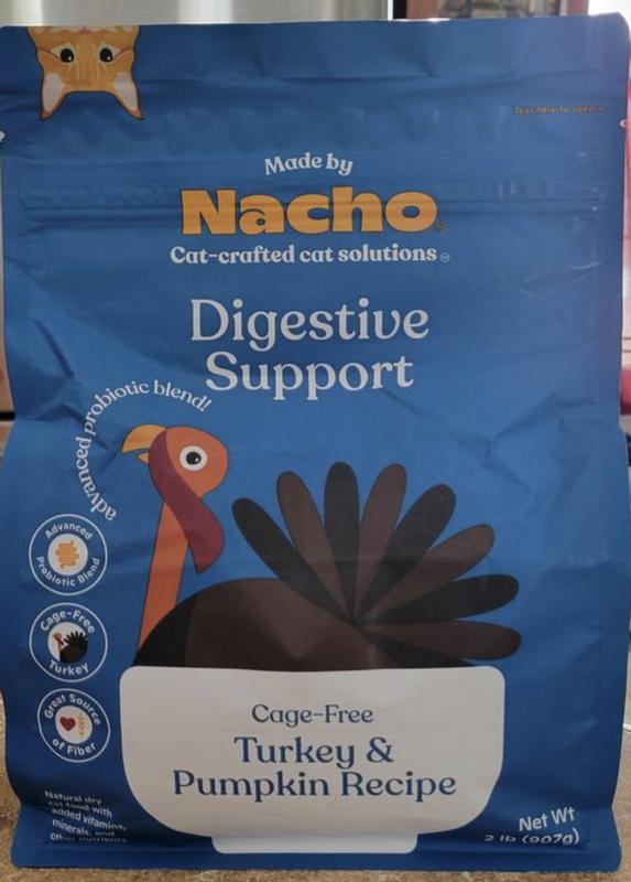 MADE BY NACHO Digestive Support Cage-Free Turkey & Pumpkin Recipe Dry ...
