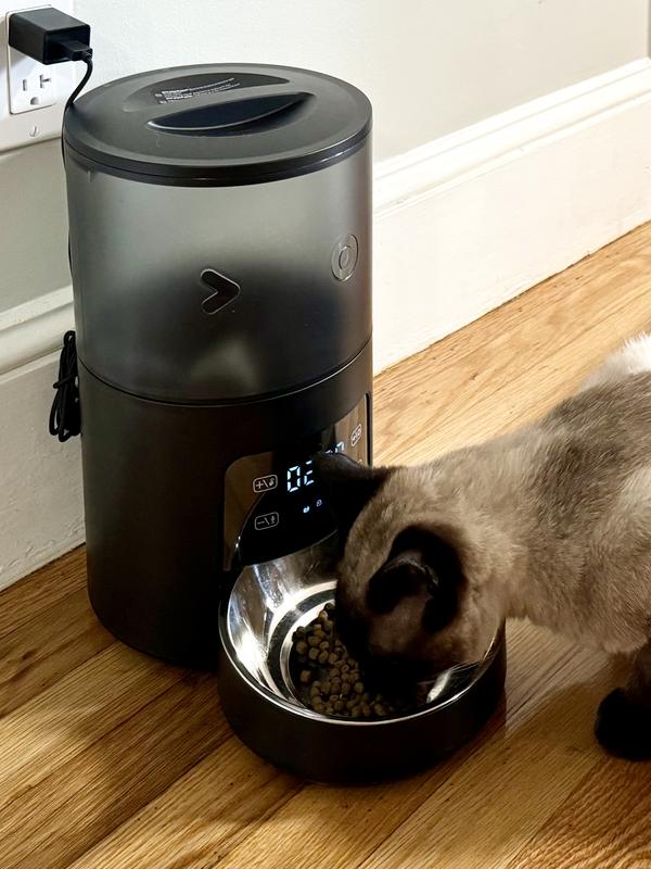 PATPET PF02 Timed Automatic Food Feeder Smart Dispenser for Cats & Dogs ...