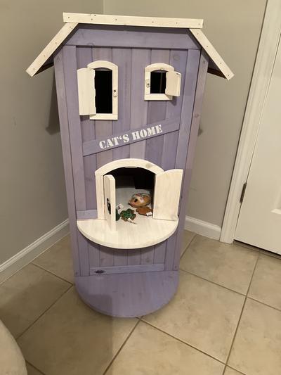 TRIXIE 3-Story Outdoor Wooden Cat House - Chewy.com