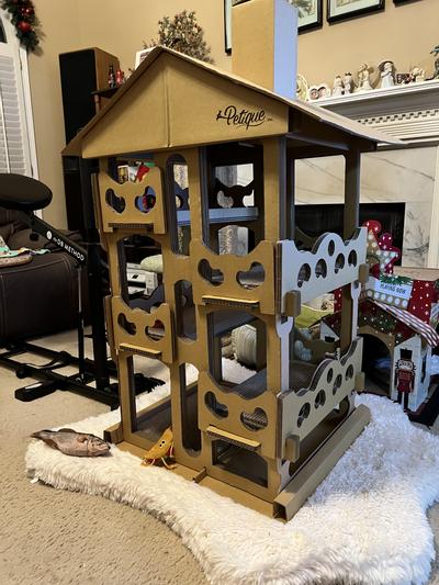 PETIQUE Feline Chateau Cat Scratcher Toy - Chewy.com