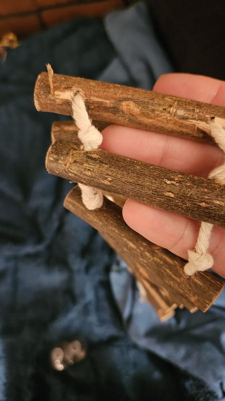 SUNGROW Bearded Dragon & Leopard Gecko Wooden Ladder, Reptile Bridge ...