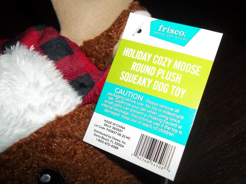 Temporarily Unavailable - FRISCO Holiday Cozy Moose Round Plush Squeaky ...