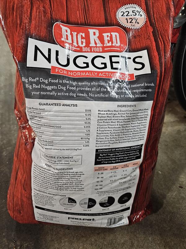 BIG RED Nuggets Dry Dog Food, 50-lb bag - Chewy.com
