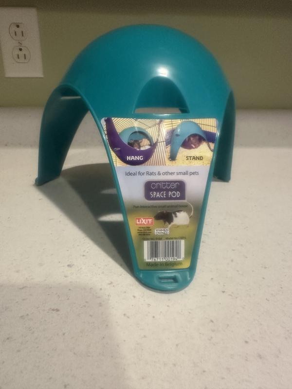 Out of Stock - LIXIT Critter Space Pod Small Animal Hideout, Color ...