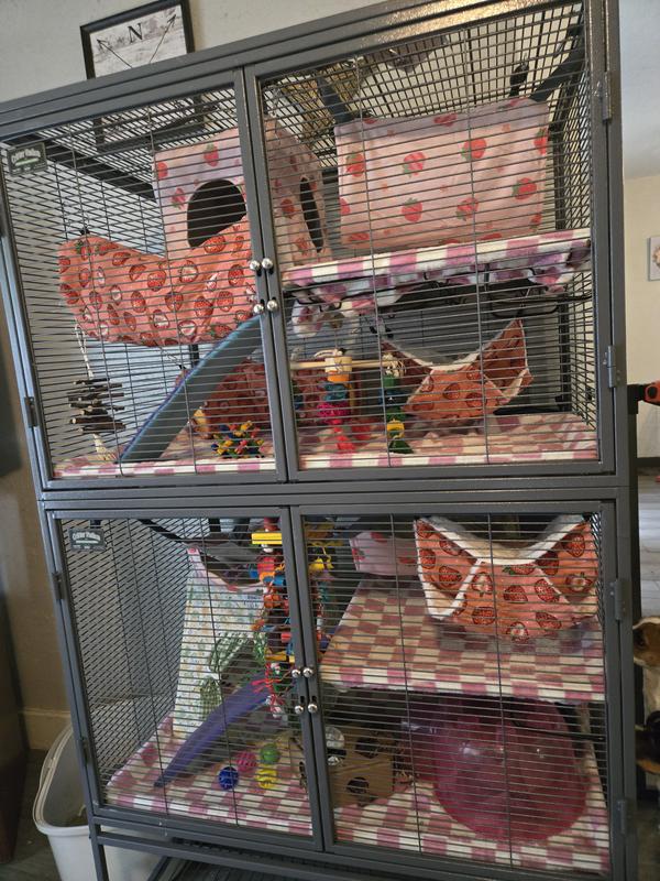 MIDWEST Critter Nation Deluxe Small Animal Cage, Double Story - Chewy.com