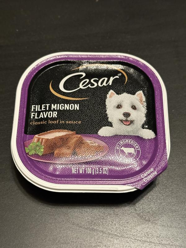 CESAR Classic Loaf in Sauce Variety Pack Adult Filet Mignon & Grilled ...