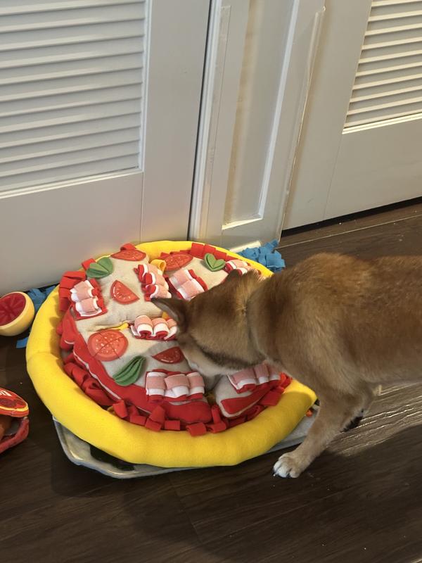 FRISCO Pizza Snuffle Mat, Yellow, Medium - Chewy.com