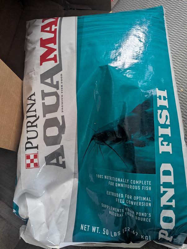 Purina AquaMax Pond Fish 4000 Extruded Fish Food, 50-lb bag - Chewy.com