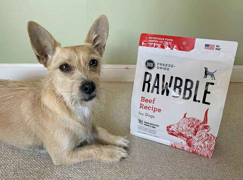 BIXBI Rawbble Beef Recipe Grain-Free Freeze-Dried Dog Food, 4.5-oz bag ...