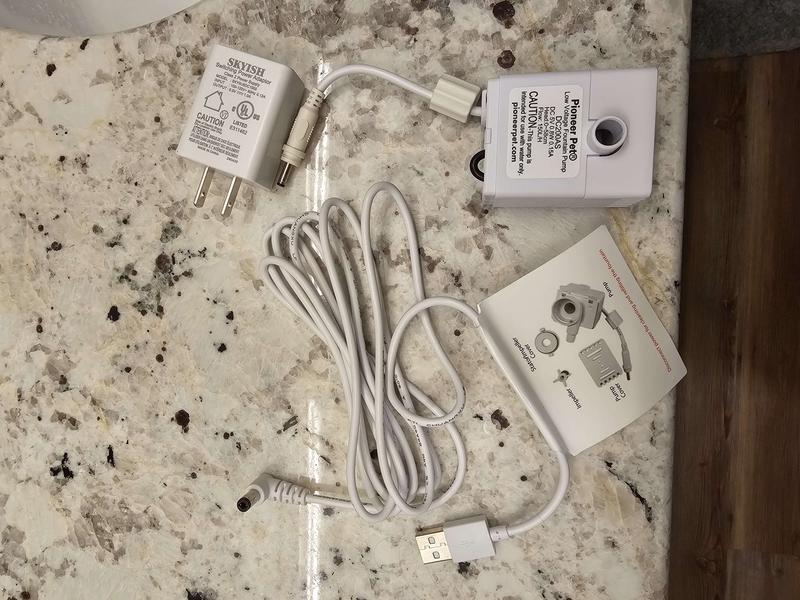 PIONEER PET Vortex Replacement Auto-Shut Off Dog & Cat Pump, White ...