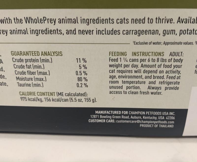 ORIJEN Duck + Chicken Entree in Bone Broth Wet Cat Food, 5.5-oz can ...
