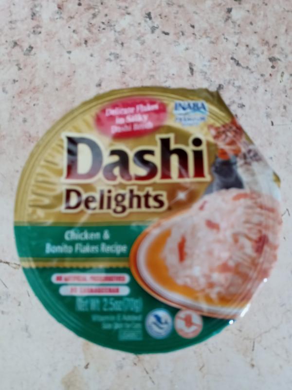 INABA Dashi Delights Chicken & Bonito Flakes Flavored Bits in Broth Cat ...