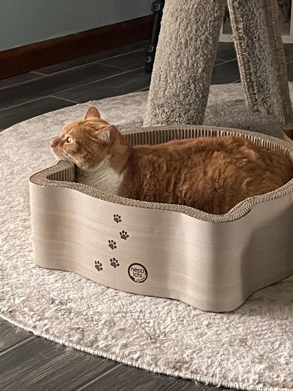 NECOICHI Cat Head Scratcher Bed, Large - Chewy.com