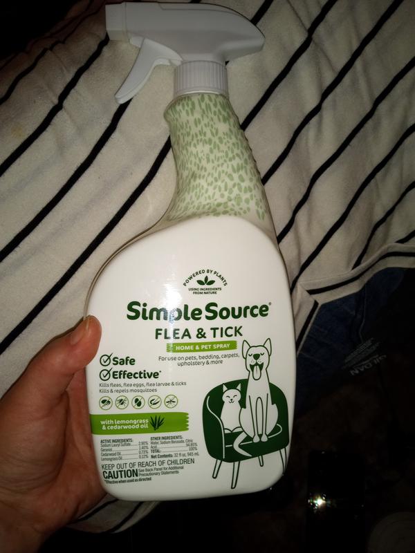 SIMPLESOURCE Flea & Tick Home & Pet Spray - Chewy.com