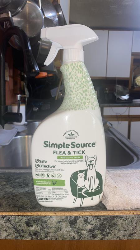 SIMPLESOURCE Flea & Tick Home & Pet Spray - Chewy.com