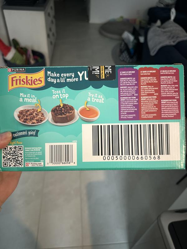 FRISKIES Seafood Favorites Variety Pack Lickable Gravy Cat Food ...