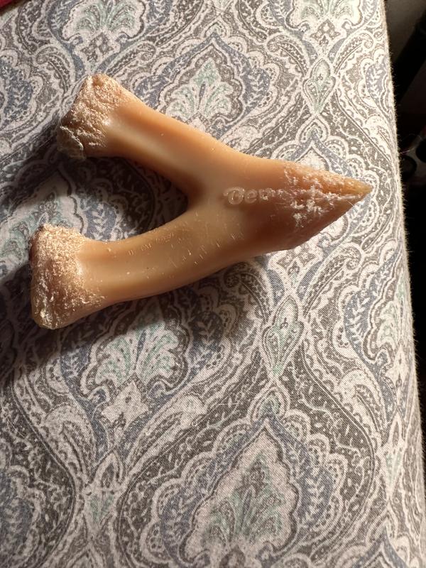 BENEBONE Rotisserie Chicken Flavor Wishbone Tough Dog Chew Toy, Large ...