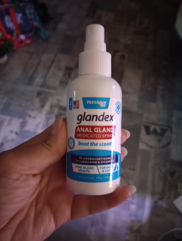 VETNIQUE LABS Glandex Anal Gland Medicated Anti Itch Spray for Dogs ...
