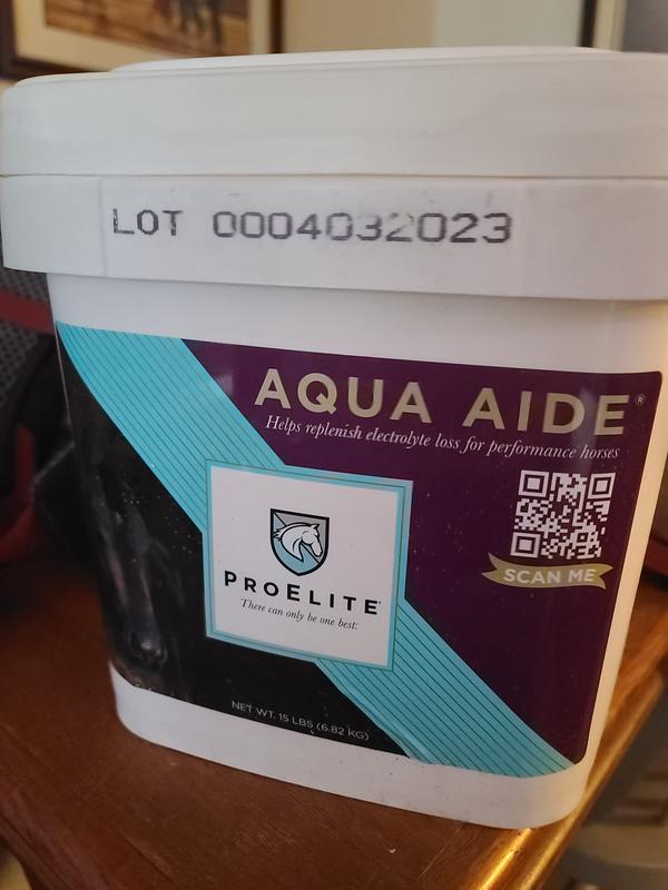 PROELITE Aqua Aide Electrolyte Replenishment Horse Supplement, 15-lb ...