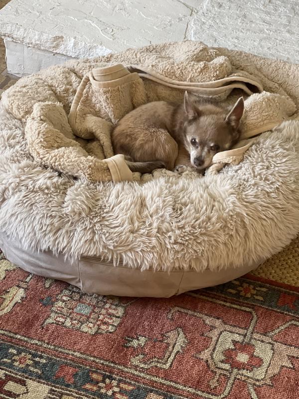 BEST FRIENDS BY SHERI Ultra Calming Orthopedic Pouf Luxury Donut Dog ...