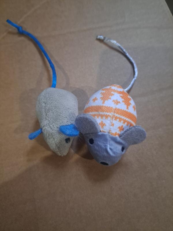 Out of Stock - FRISCO Holiday Arctic Blue Mice Plush Cat Toy with ...