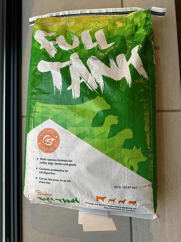 SUNGLO Full Tank Pelleted Show Animal Cattle, Sheep, & Goat Supplement ...