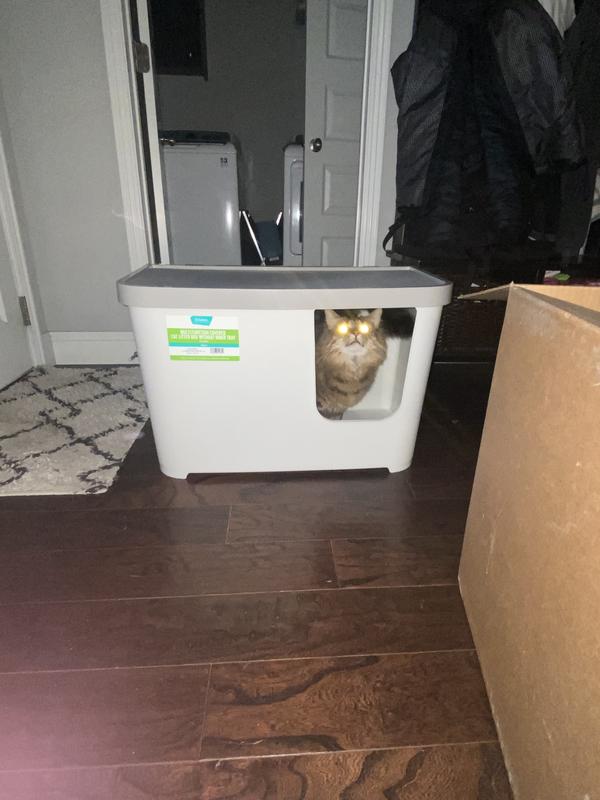 FRISCO Multi-Function Covered Cat Litter Box, 29-in, Without Tray ...
