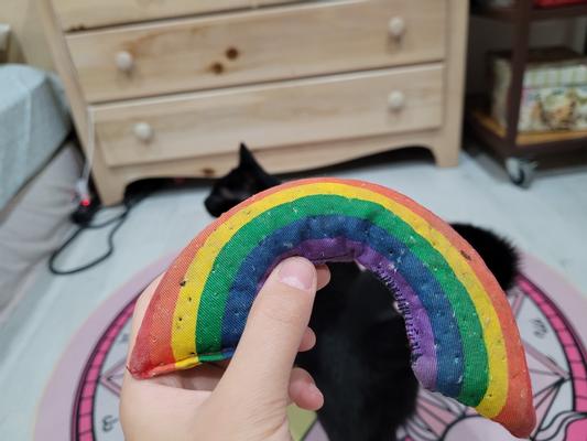 YEOWWW! Catnip Rainbow Cat Toy - Chewy.com