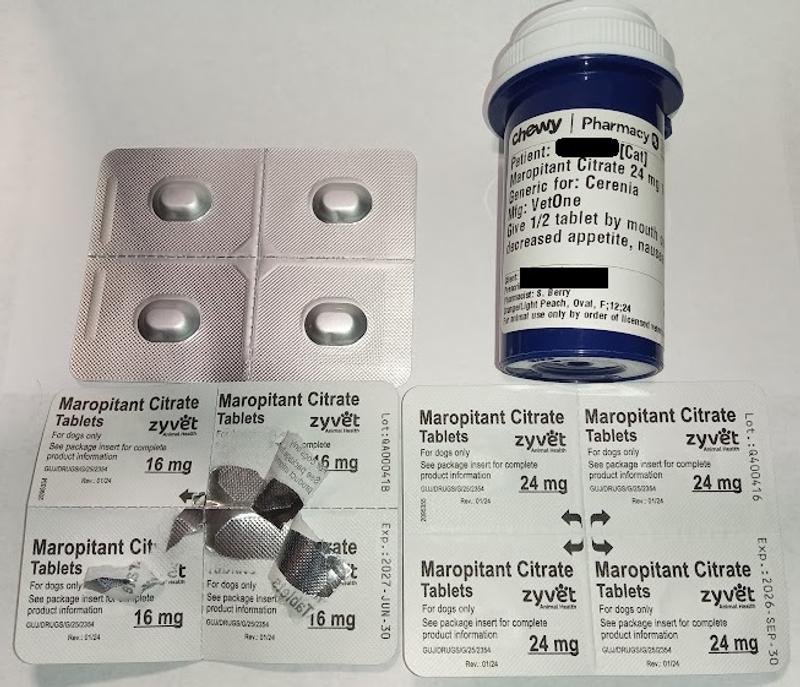 MAROPITANT CITRATE (Generic) Tablets, 160-mg - Easy Refills | Chewy Rx