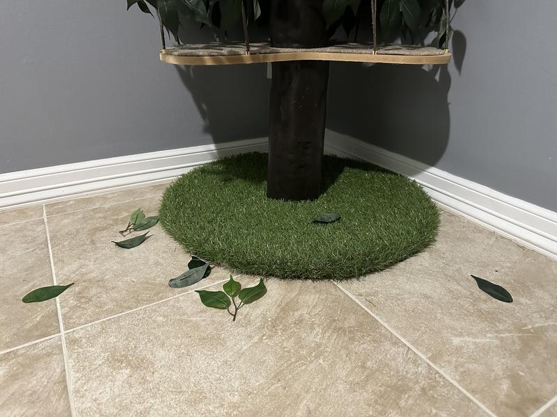 ON2PETS 60-in Large Round Modern Cat Tree, Green - Chewy.com