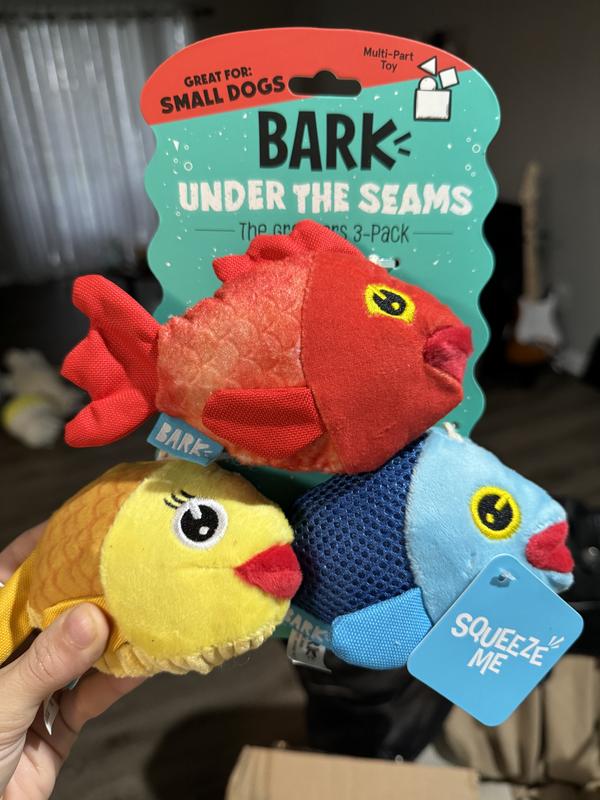 Out of Stock - BARK The Groupers 3-in-1 Squeaky Plush Dog Toy - Chewy.com