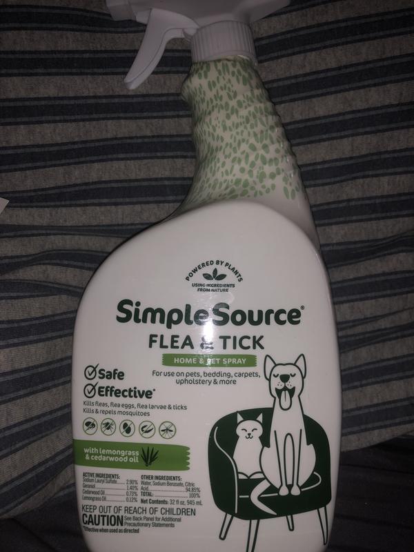 SIMPLESOURCE Flea & Tick Home & Pet Spray - Chewy.com