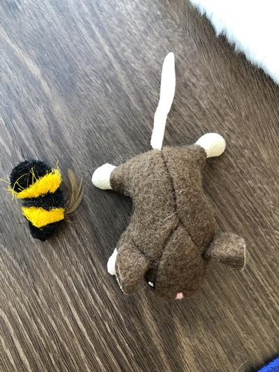 ETHICAL PET Wool Mouse Willie Cat Toy, Color Varies, 3.5-in - Chewy.com