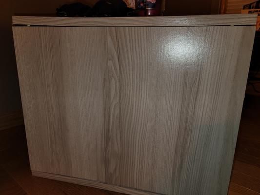 WAY BASICS zBoard Paperboard Modern Enclosed Cat Litter Box, Grey ...