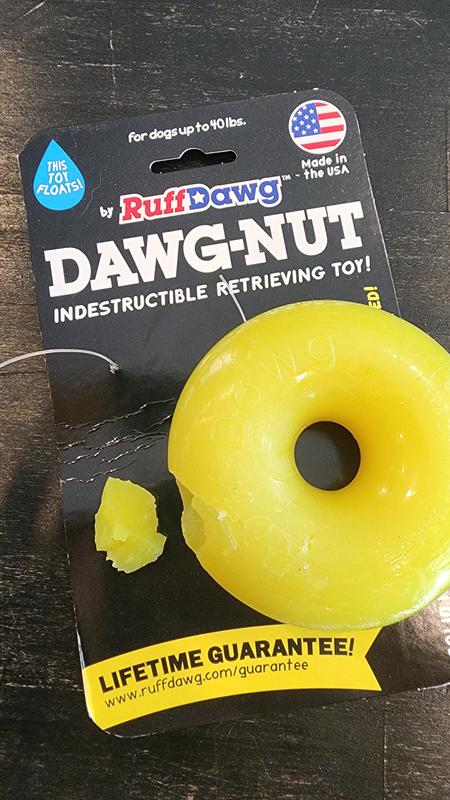 RUFF DAWG Indestructible Dawg Nut Tough Dog Chew Toy, Color Varies, X ...