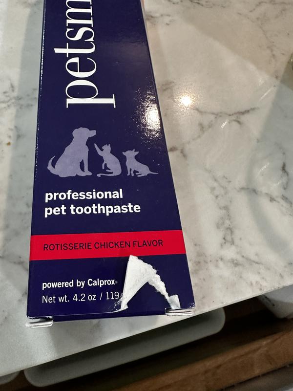 PETSMILE Professional Rotisserie Chicken Flavor Dog Toothpaste, 4.2-oz ...