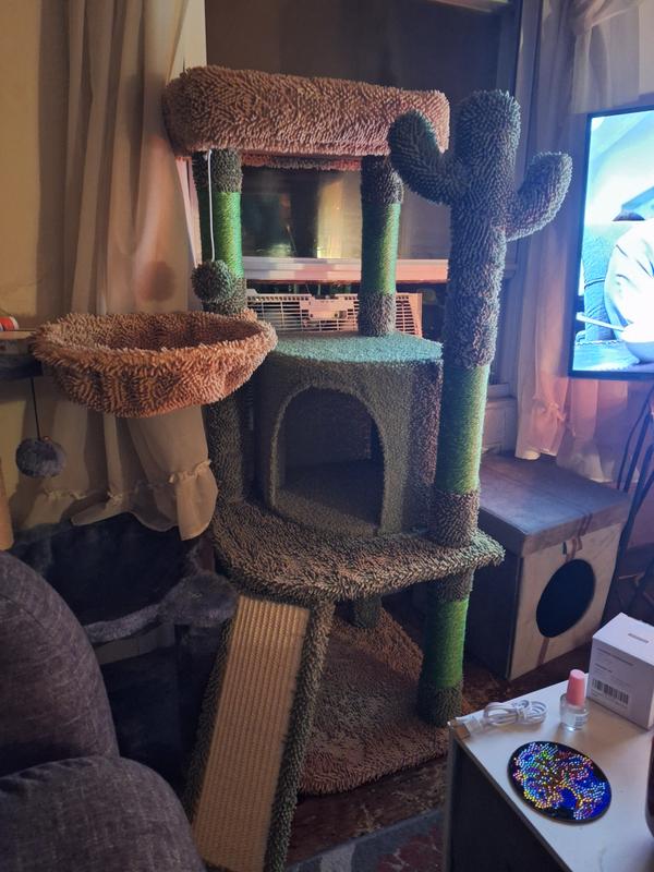 Out of Stock - YAHEETECH Cactus 42-in Plush Cat Tree - Chewy.com