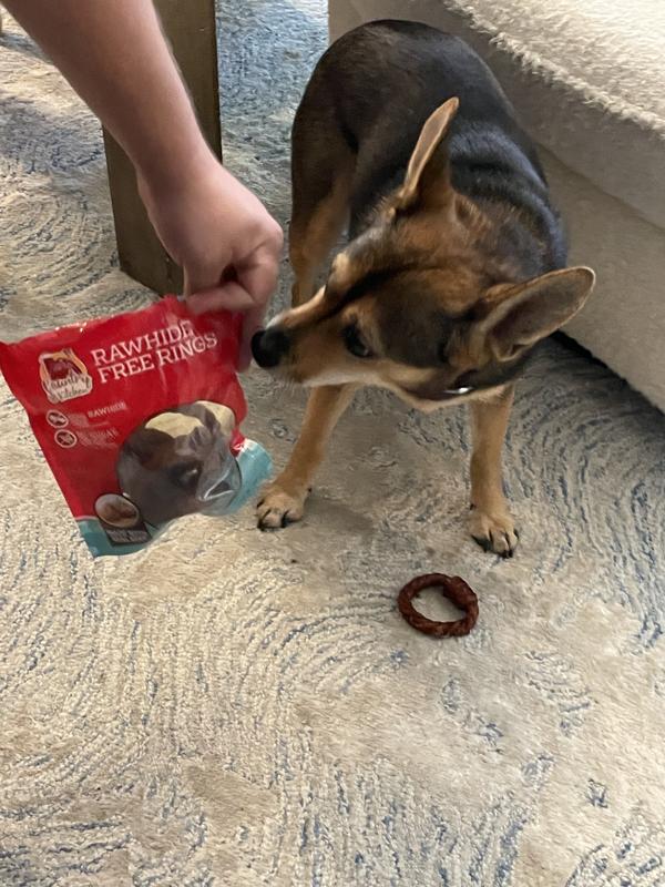 COUNTRY KITCHEN Rawhide-Free Beef Rings Dog Chew Treats, 7 count ...