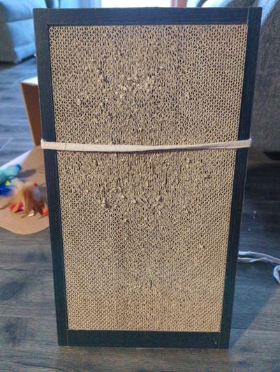 WAY BASICS zBoard Paperboard Incline Scratcher Cat Toy, Grey - Chewy.com