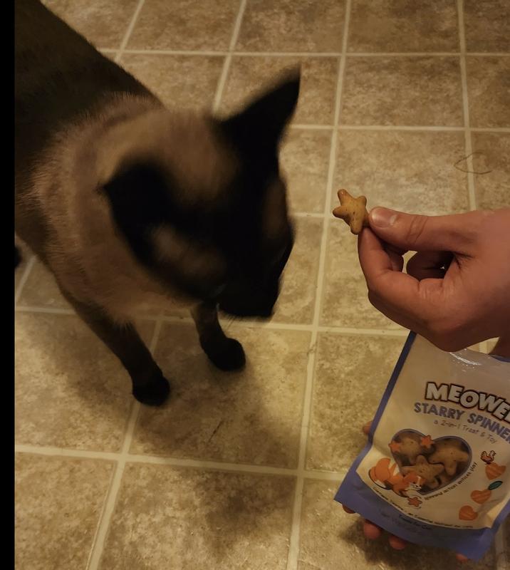 MEOWEE! Starry Spinners with Real Chicken, Chicken Liver & Catnip ...