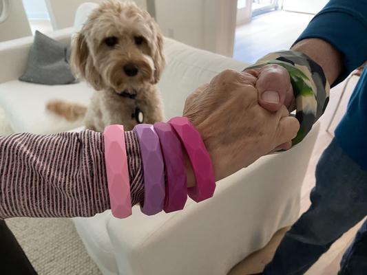 SWEET PAWS Wearable Puppy Teether Stack Party of 4, Put it in Neutral ...