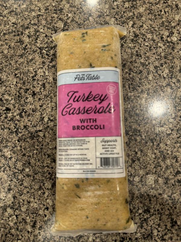THE PETS TABLE Freshly-Made Frozen Human-Grade Turkey Casserole Dog ...