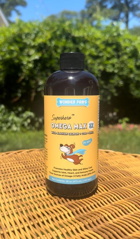 WONDER PAWS Fish Oil Skin, Joint, Immune & Heart Health Liquid ...