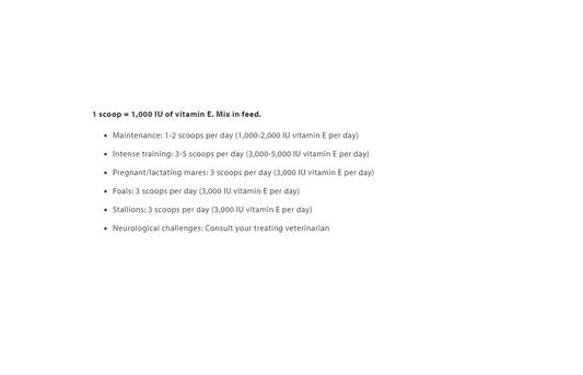 KENTUCKY PERFORMANCE PRODUCTS Elevate Maintenance Powder Vitamin E ...