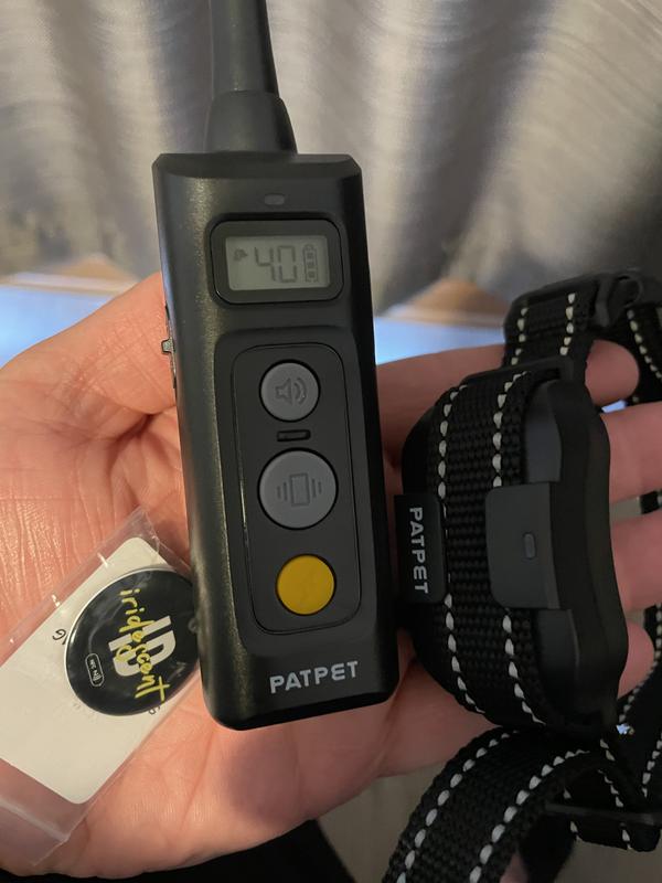 PATPET P325 2000FT NFC ID Tag Small Shock Anti Bark with Remote Control ...