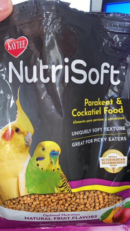 KAYTEE NutriSoft Parakeet & Cockatiel Bird Food, 2-lbs - Chewy.com