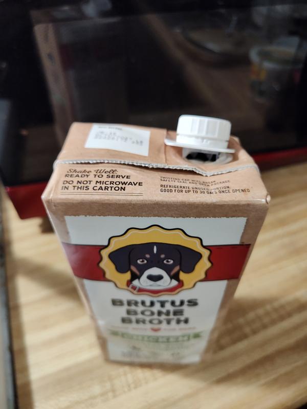 BRUTUS BROTH Chicken Bone Broth Hip & Joint with Glucosamine Dog Food ...