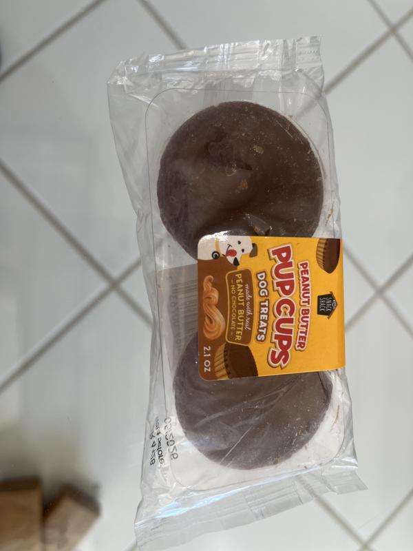 COSMO'S SNACK SHACK Peanut Butter Pup Cups Dog Treats, 2 count - Chewy.com