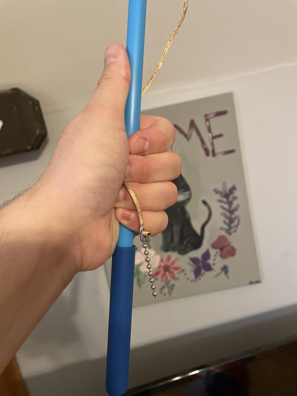 SMARTYKAT Frisky Flyer Feather Wand Cat Toy, 24-in - Chewy.com