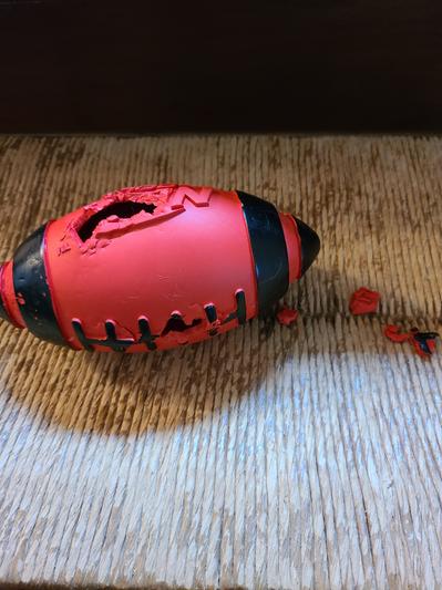 NERF DOG Classic Squeak Football Dog Toy, Medium, Red - Chewy.com